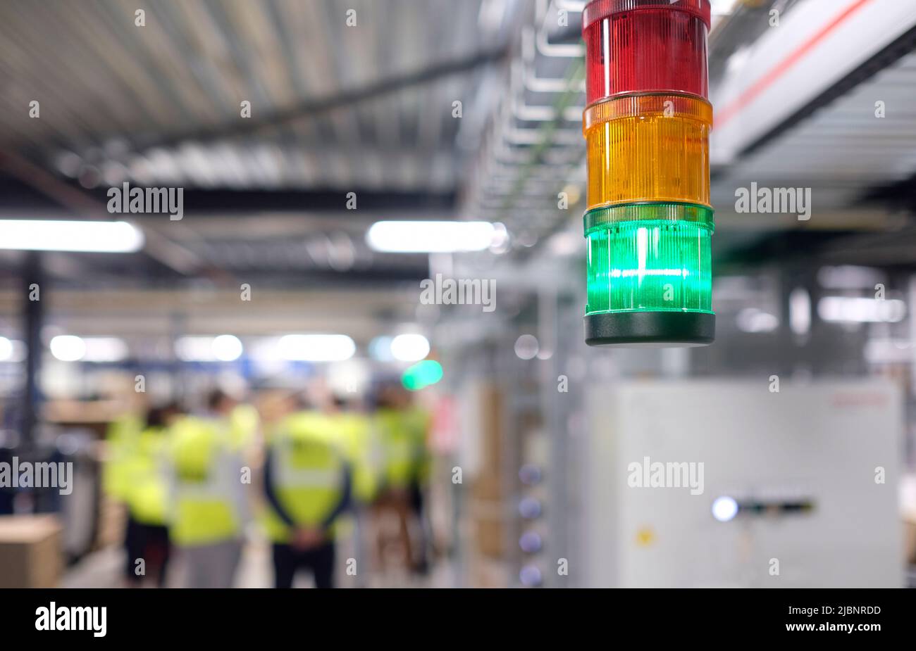 Green warehouse interior hi-res stock photography and images - Alamy