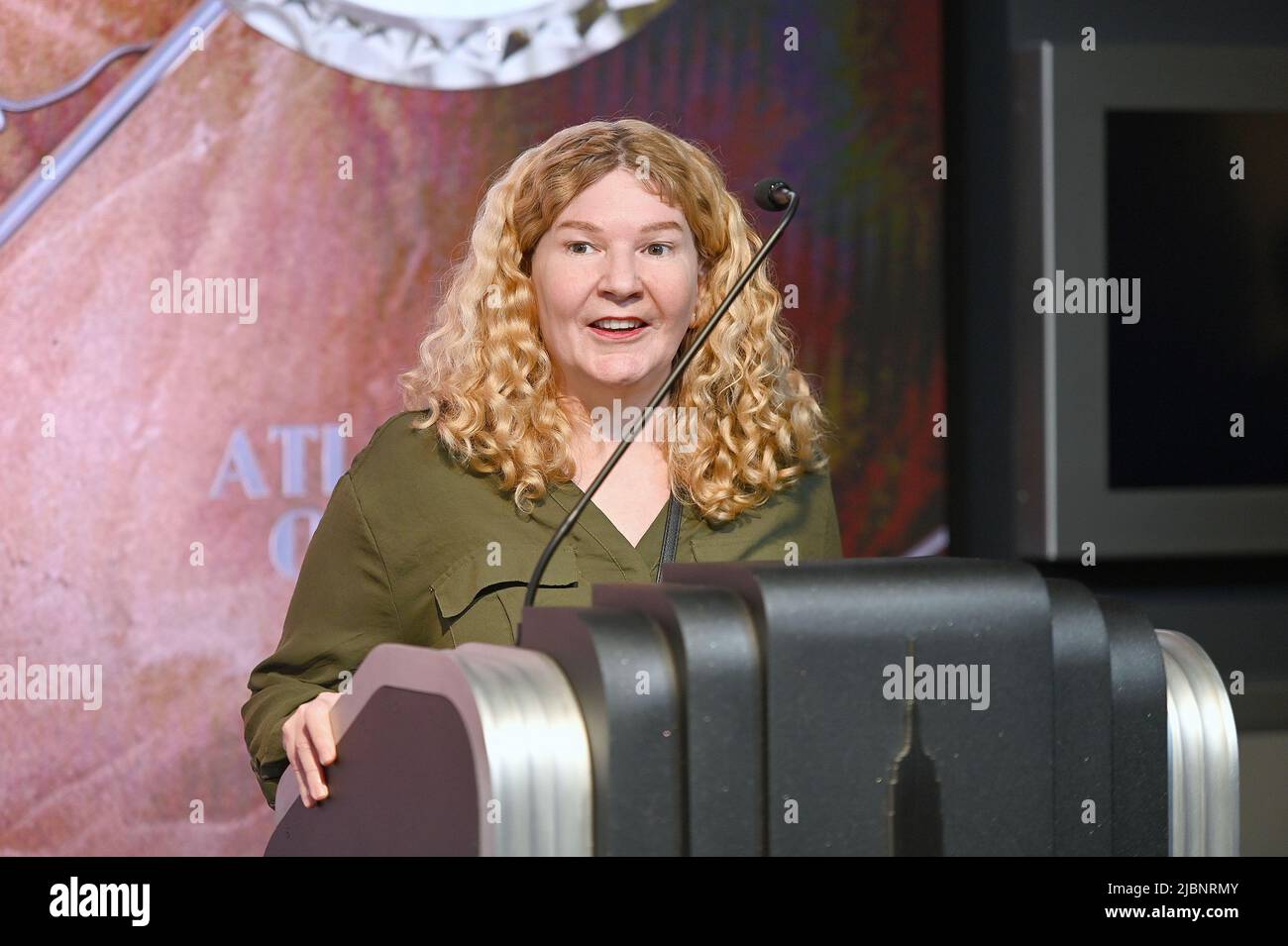 New York, NY, June 7, 2022. Stacy Marie Lentz, LGBT rights activist ...