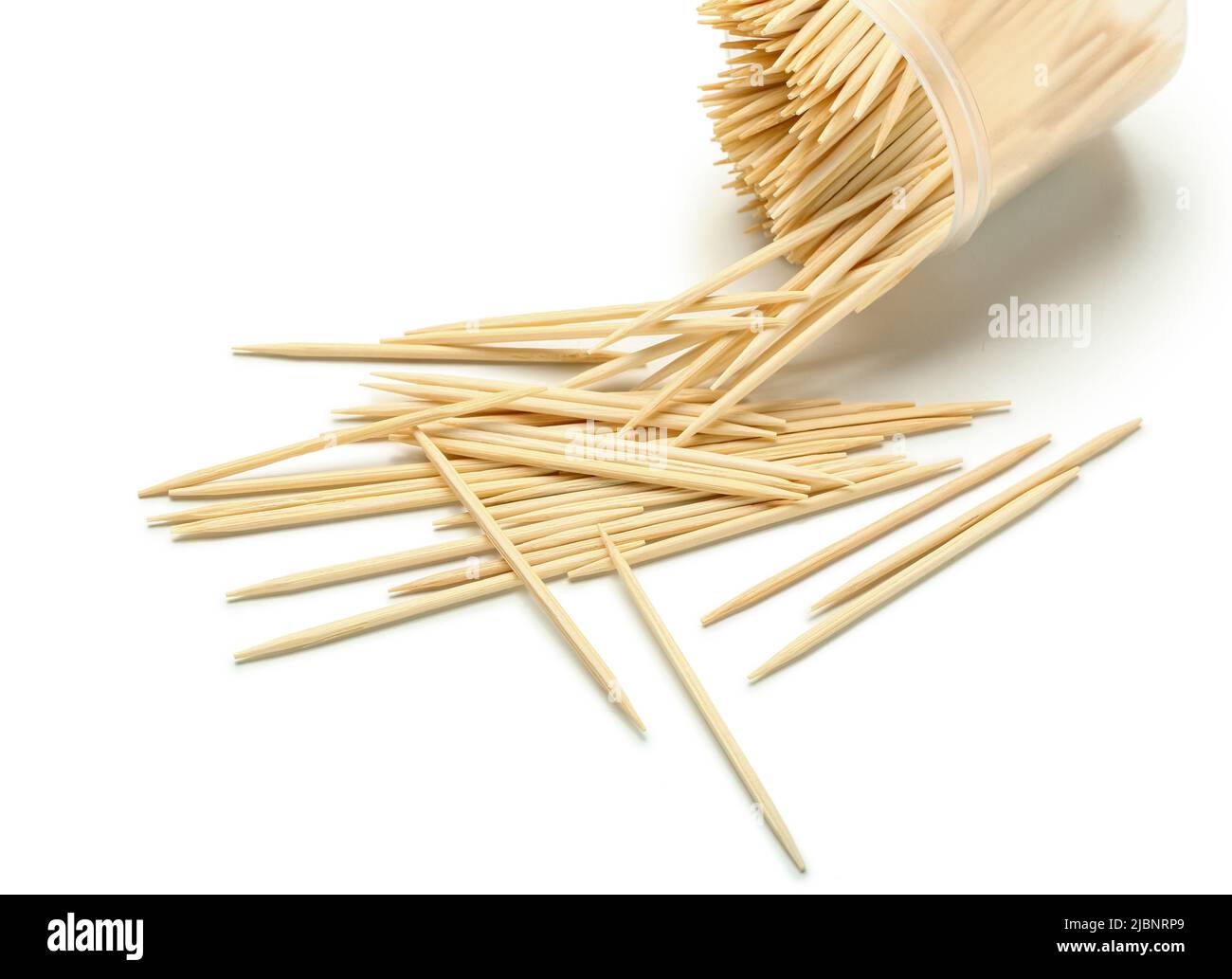 Box with toothpicks on white background Stock Photo - Alamy