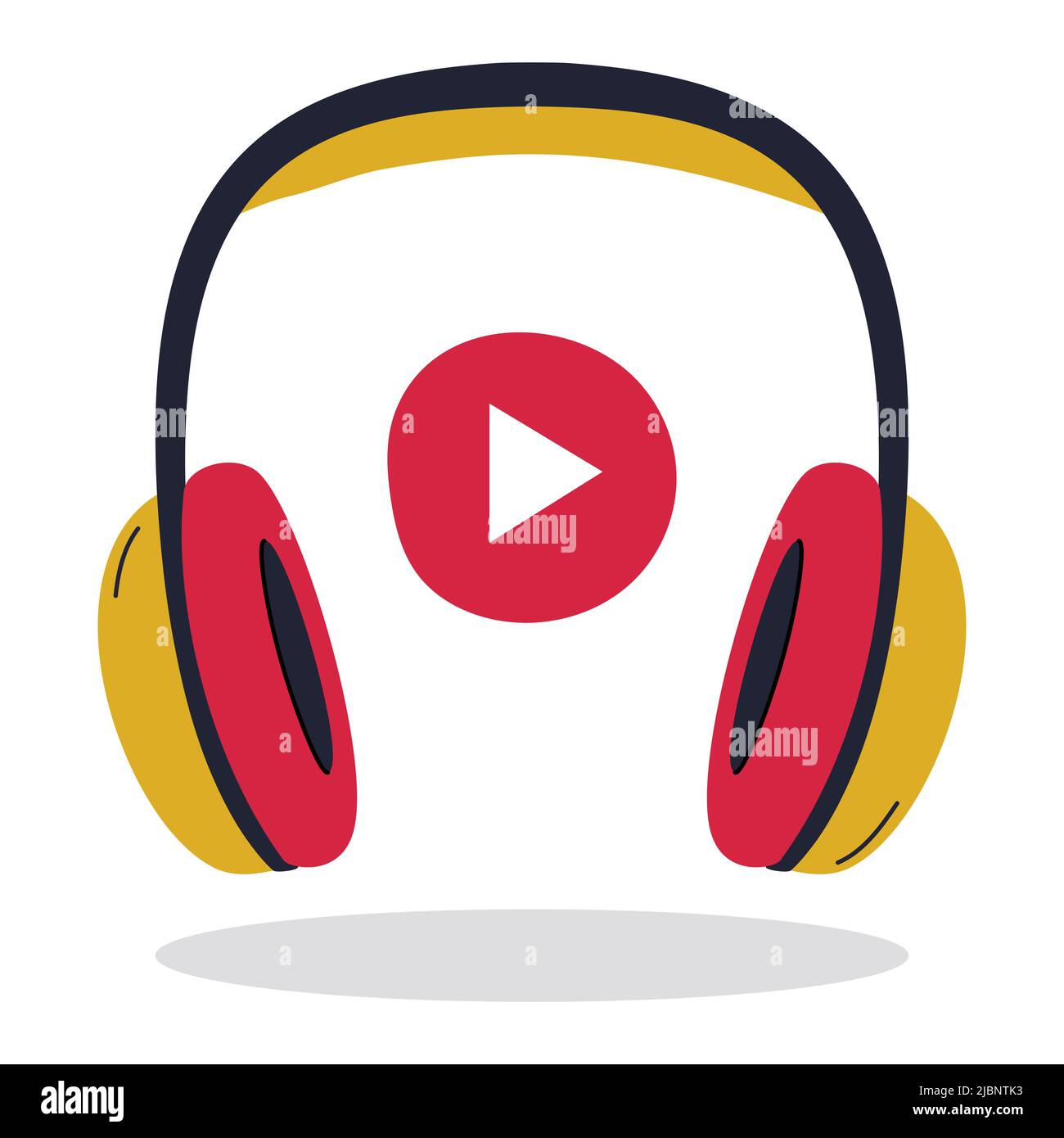 Podcast studio equipment Stock Vector Images - Alamy