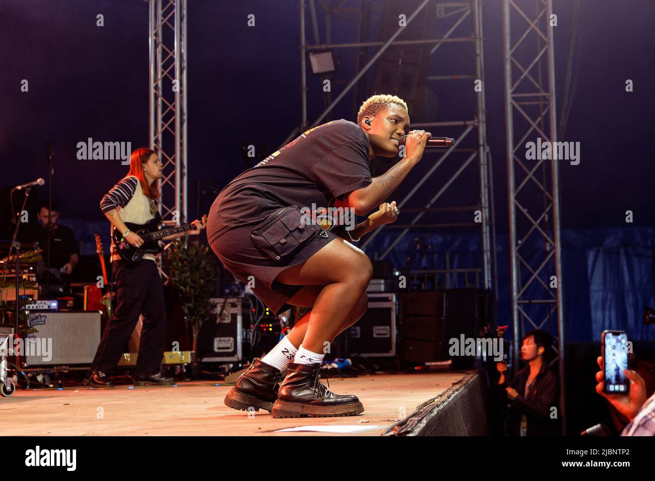 June 4, 2022: UK singer Arlo Parks performing at Live At Leeds in The ...