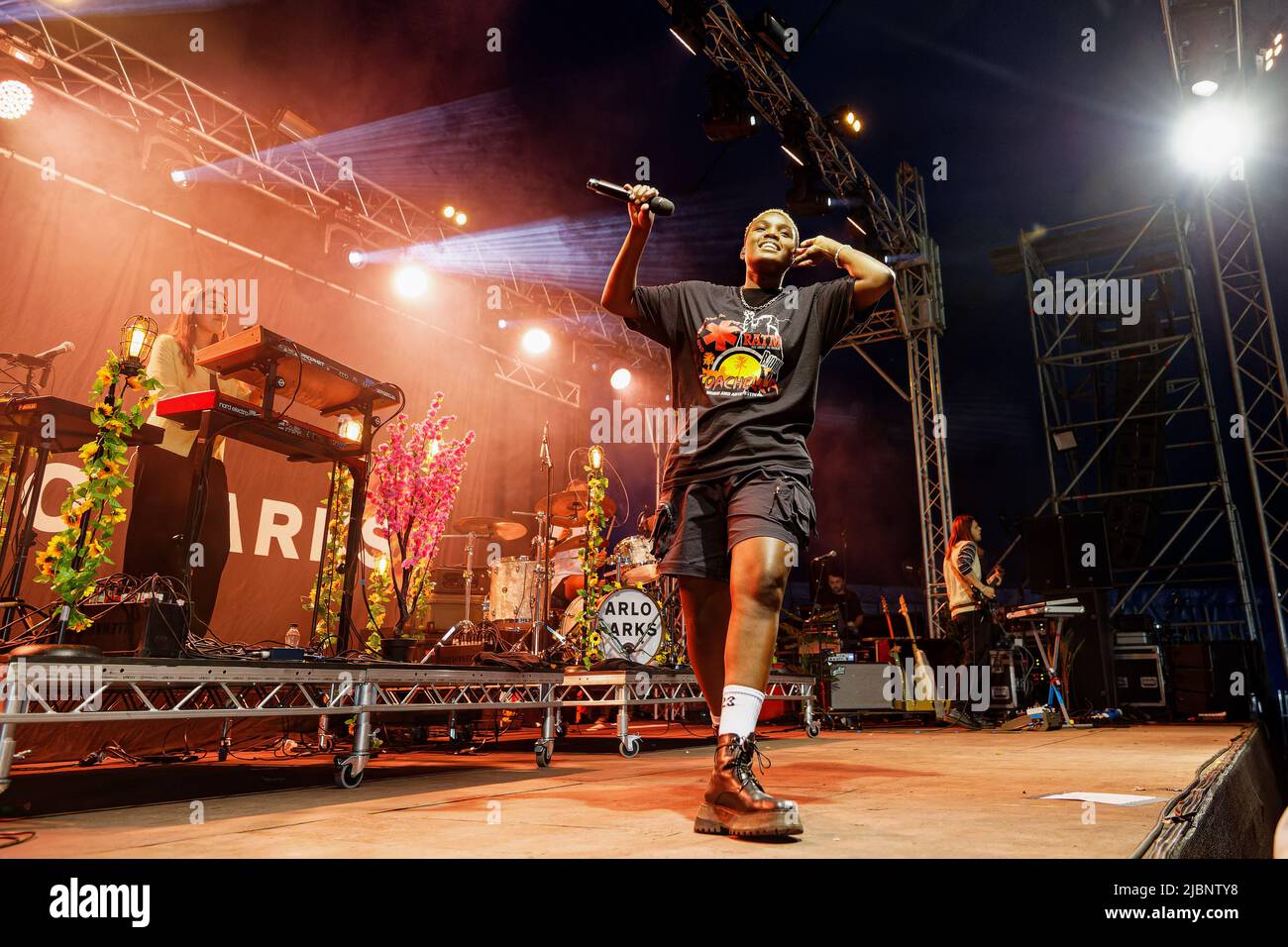 June 4, 2022: UK singer Arlo Parks performing at Live At Leeds in The ...