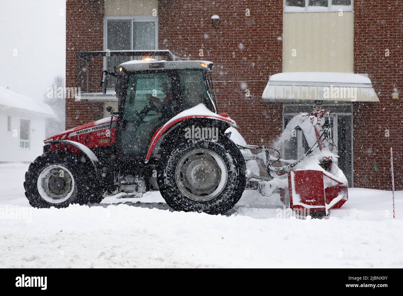 Snow plowing hi-res stock photography and images - Alamy