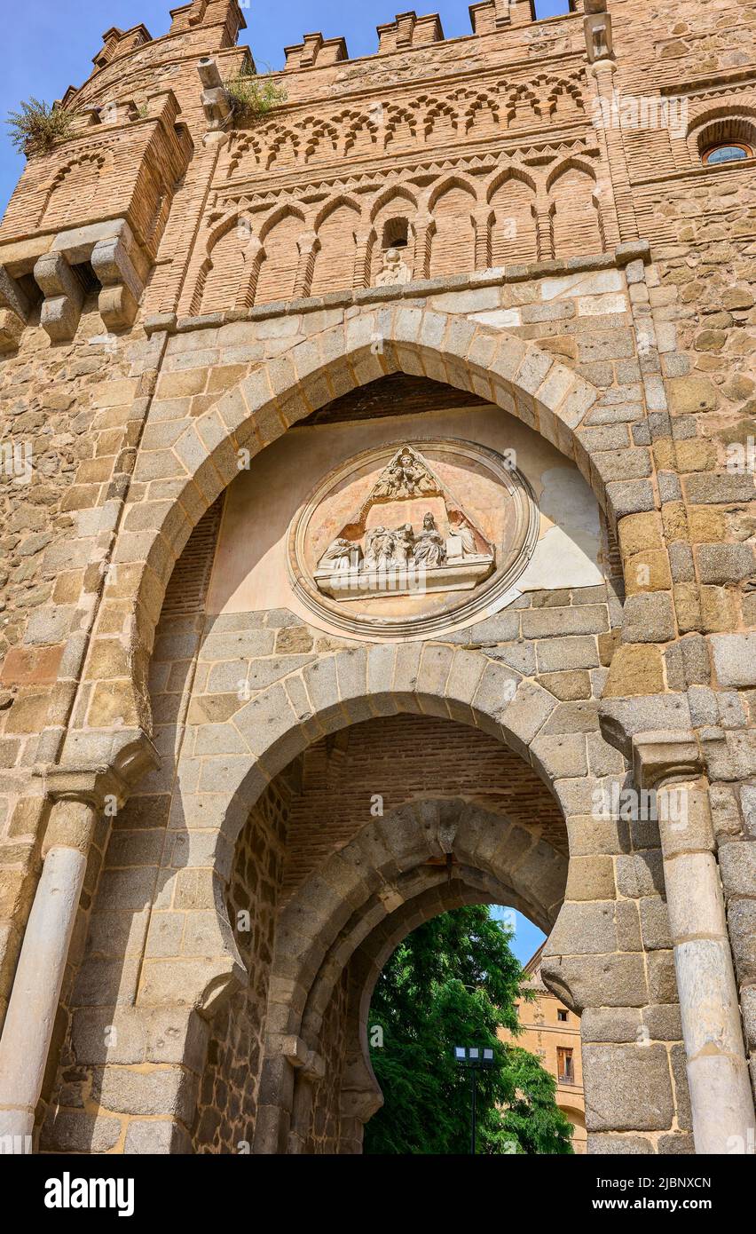 Puerta del Sol Gate. Toledo, Castilla La Mancha, Spain Stock Photo - Alamy
