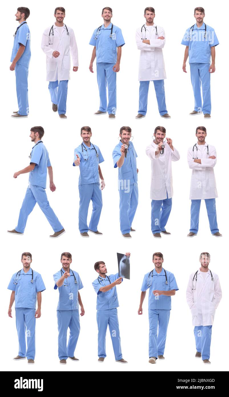 group of medical doctors standing in a row Stock Photo - Alamy