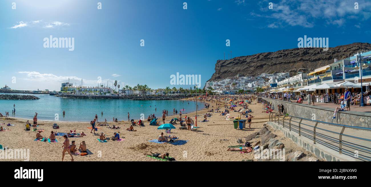 February 02 2022 Playa de Mogan in gran canaria a very beautiful place ...