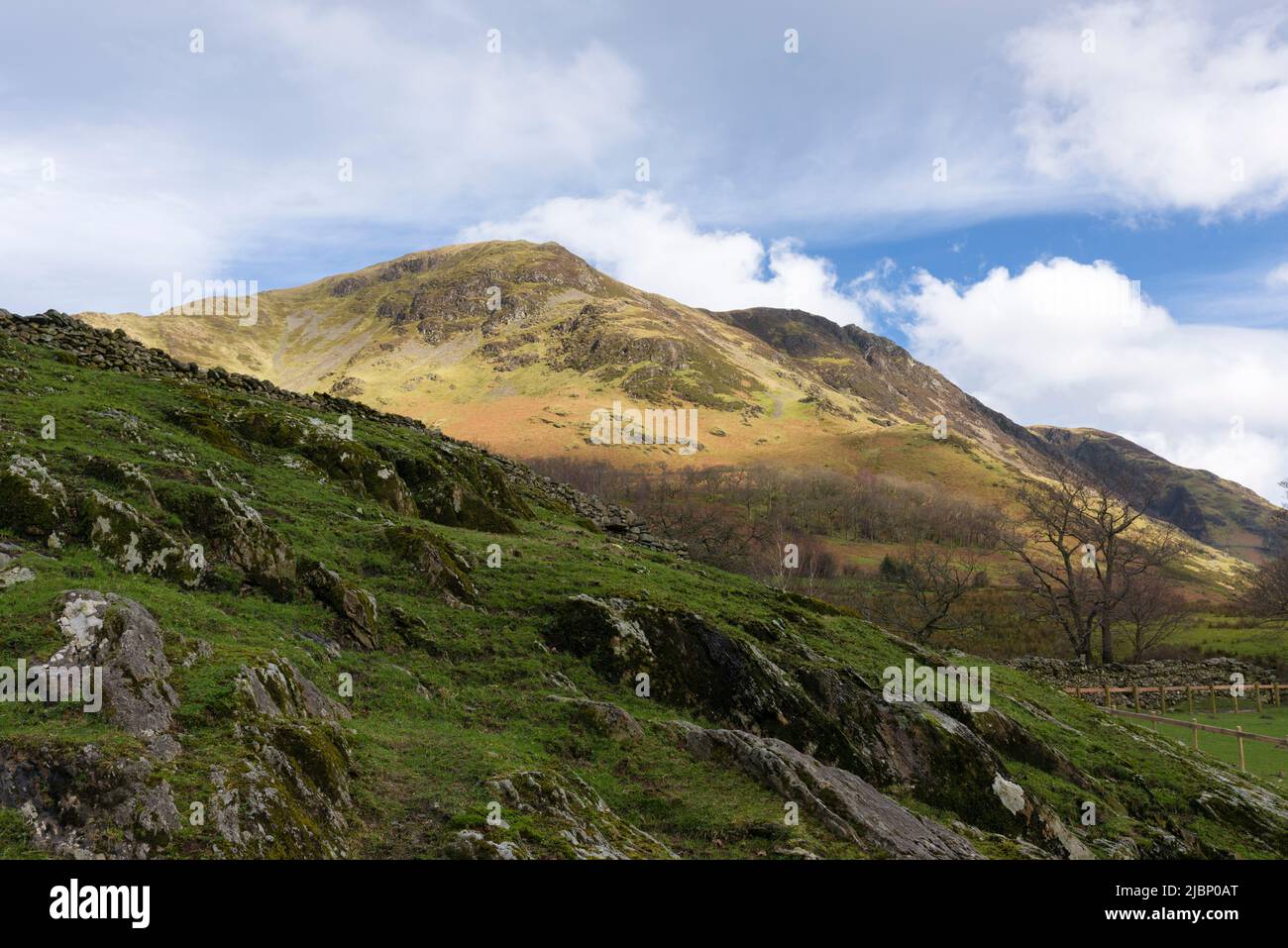 High Snockrigg above Buttermere in the Lake District National Park in ...