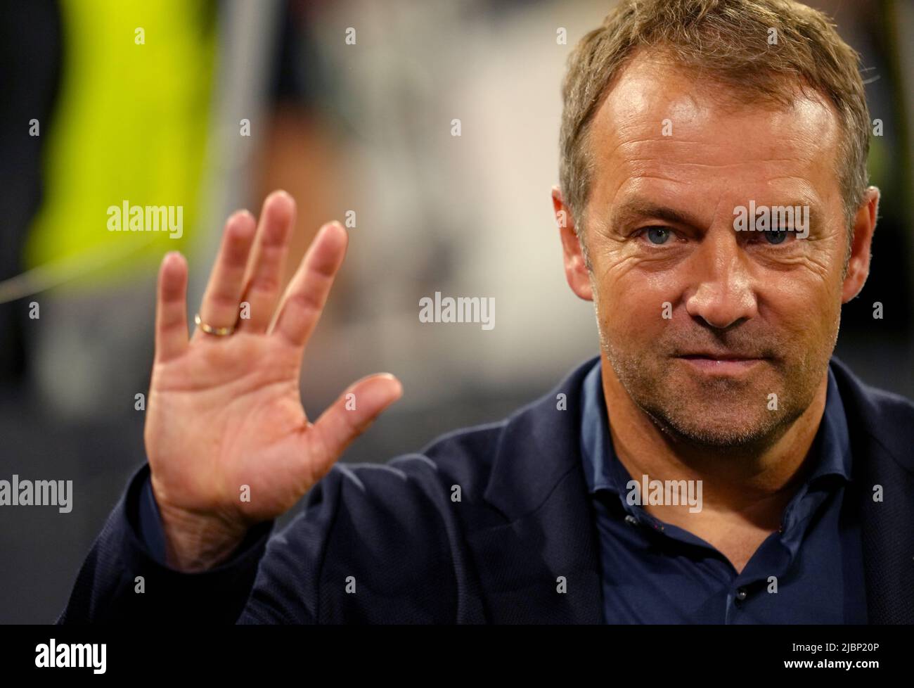 Germany manager Hansi Flick after the UEFA Nations League match at the ...