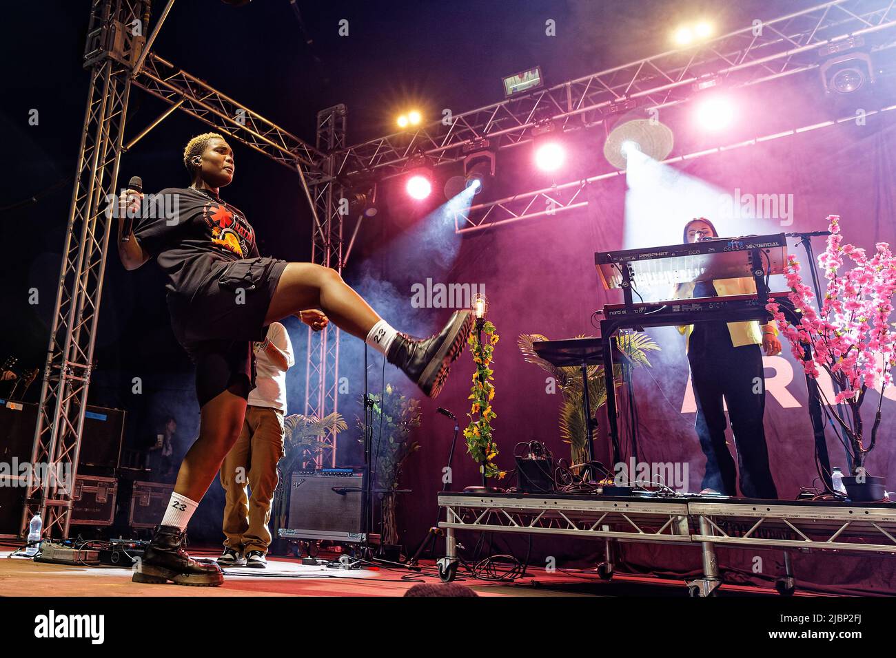 June 4, 2022: UK singer Arlo Parks performing at Live At Leeds in The ...