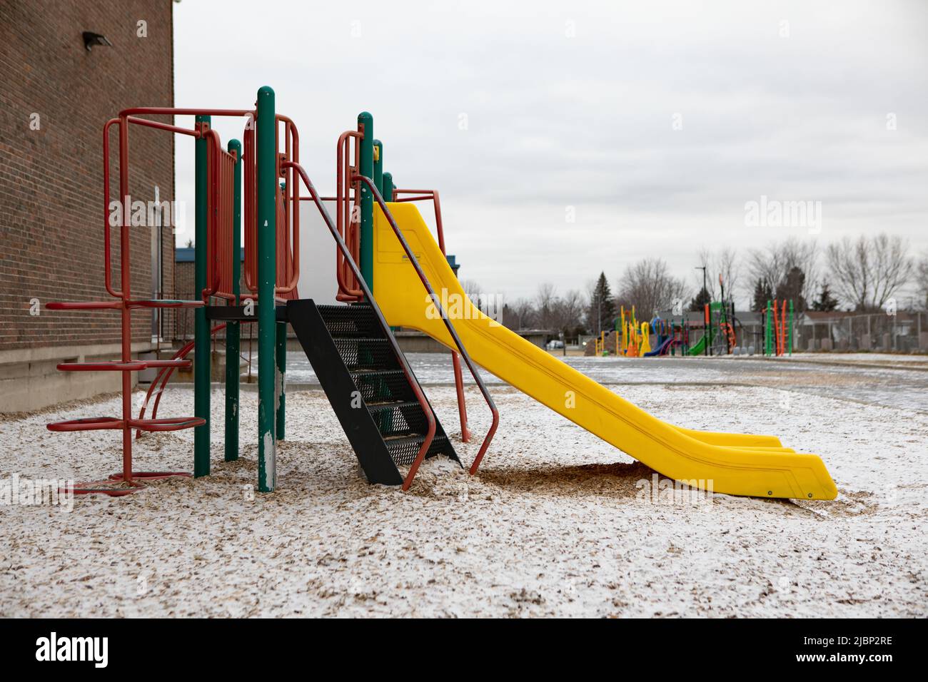 Empty School Playground