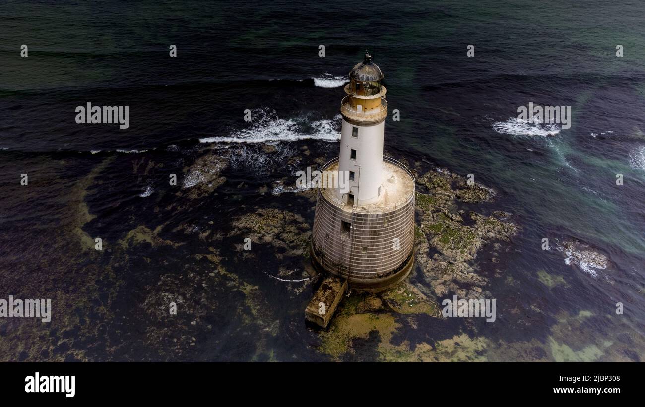 Rattray Head Lighthouse, Peterhead, Aberdeenshire.Scotland Stock Photo ...