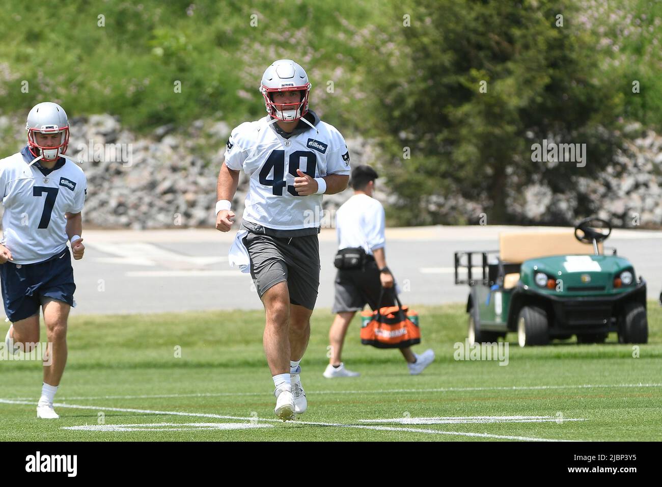 Gillette Stadium. 7th June, 2022. MA, USA; New England Patriots long ...