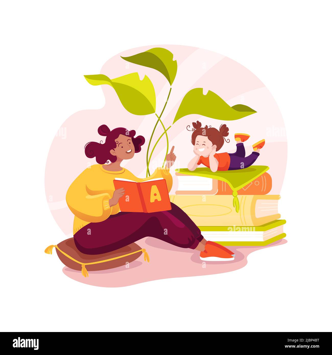 Person Reading Aloud Clipart