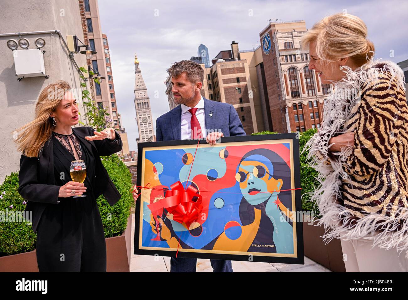 Brendan Whitworth, CEO of Anheuser-Busch and Princess Astrid of Belgium ...