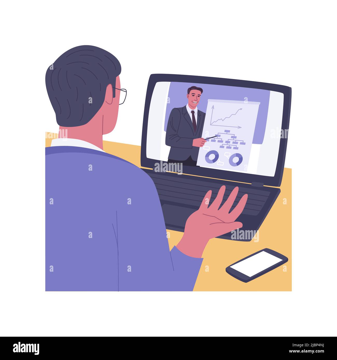 B2B marketing isolated cartoon vector illustrations Stock Vector Image ...