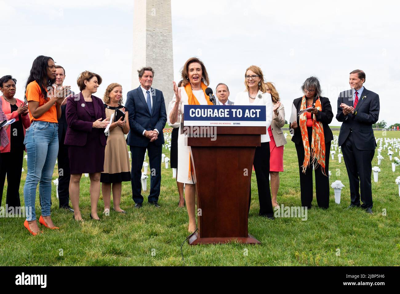 House Speaker Nancy Pelosi (D-CA) speaking at the opening of the ...