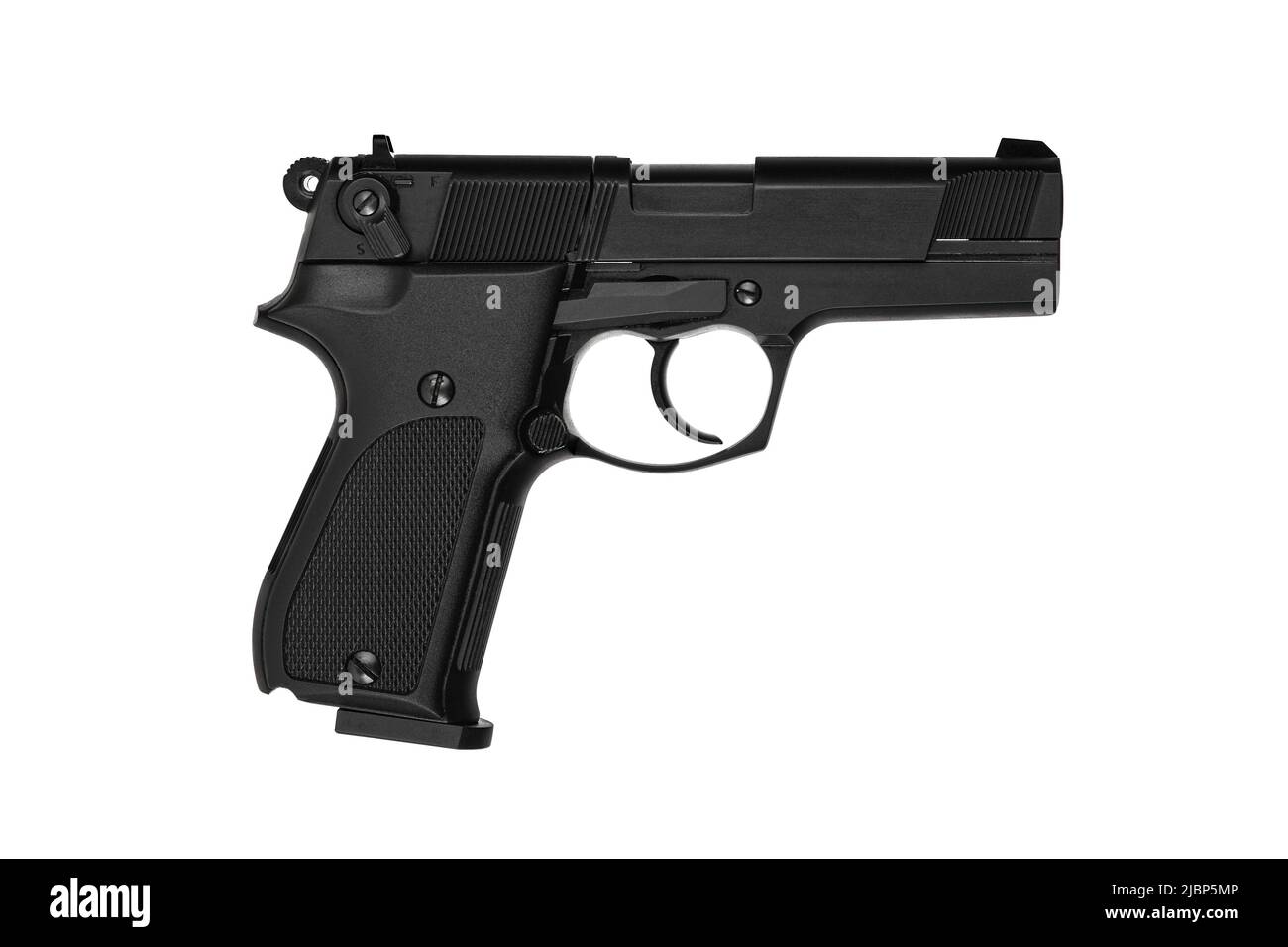 Air gun. Modern pneumatic weapon for air soft, sports and entertainment ...