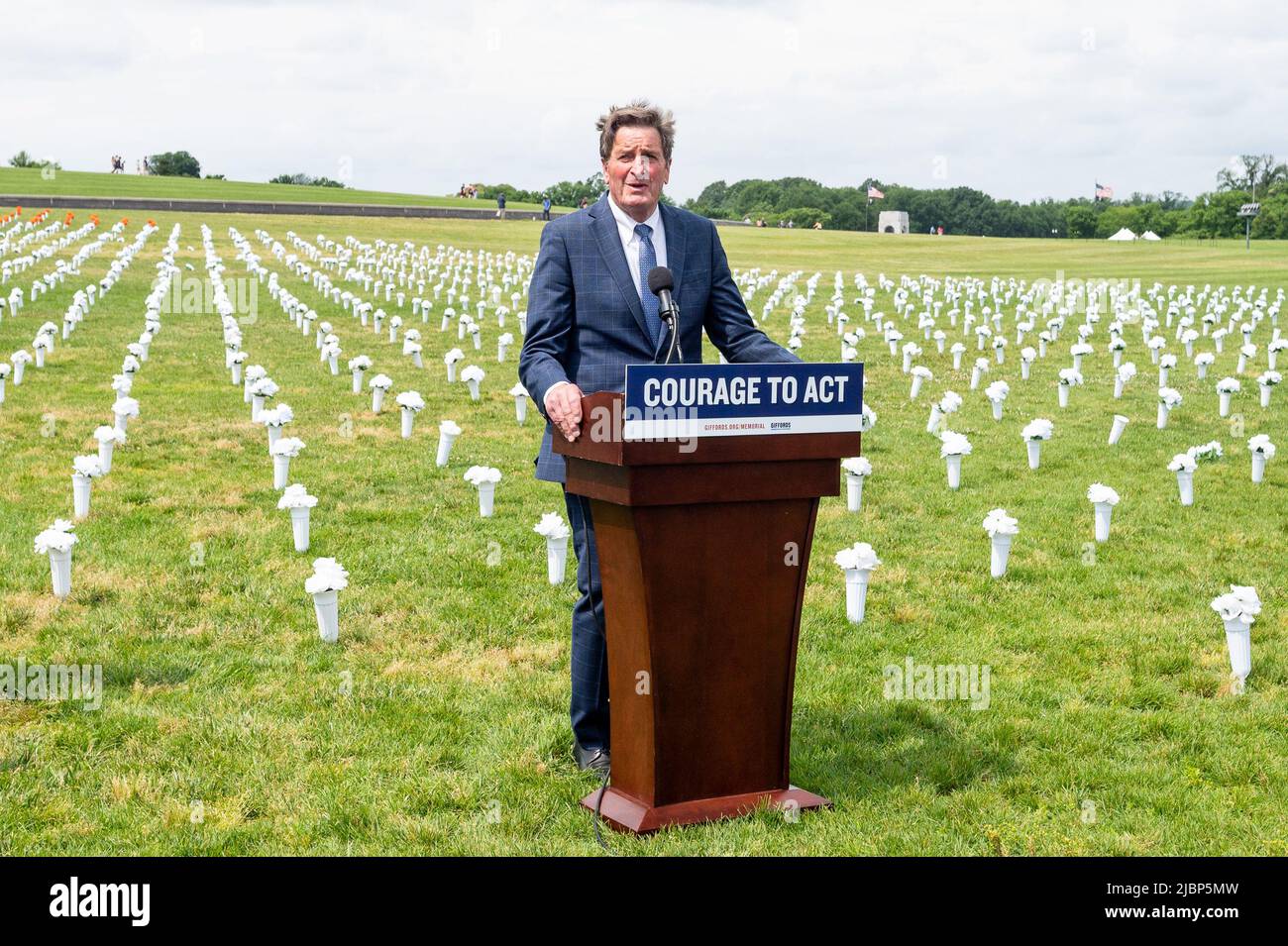 U.S. Representative John Garamendi (D-CA) speaking at the opening of ...