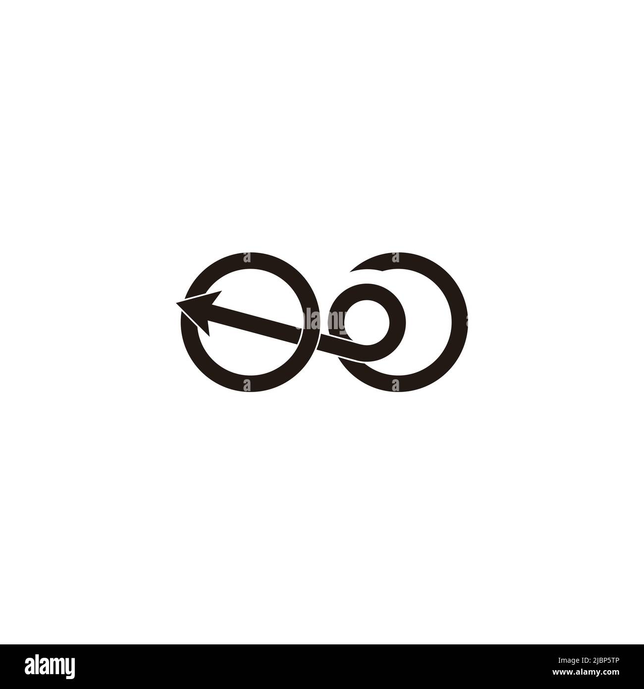 motion arrows find the target symbol logo vector Stock Vector Image ...