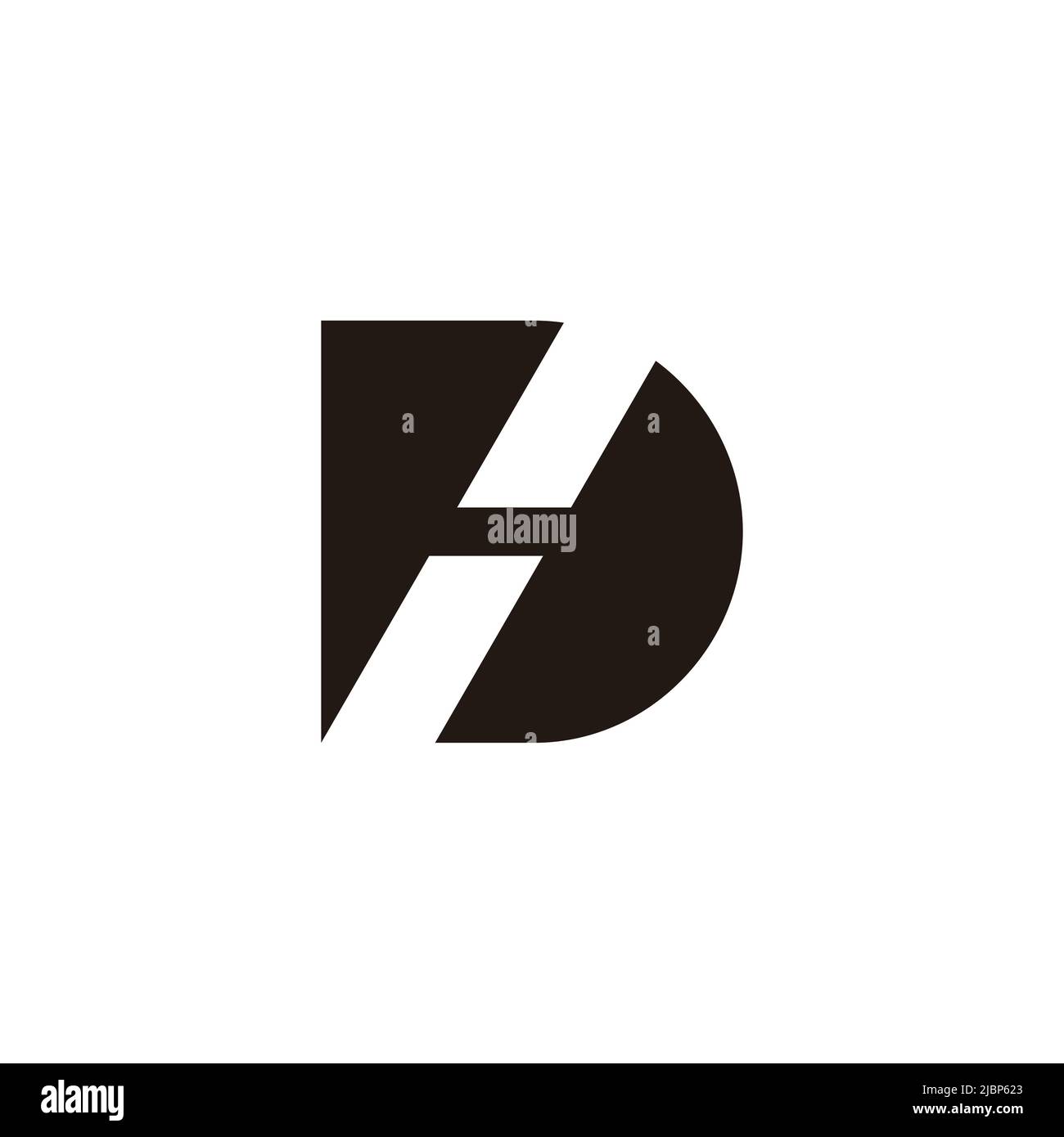 letter d street road simple logo vector Stock Vector Image & Art - Alamy
