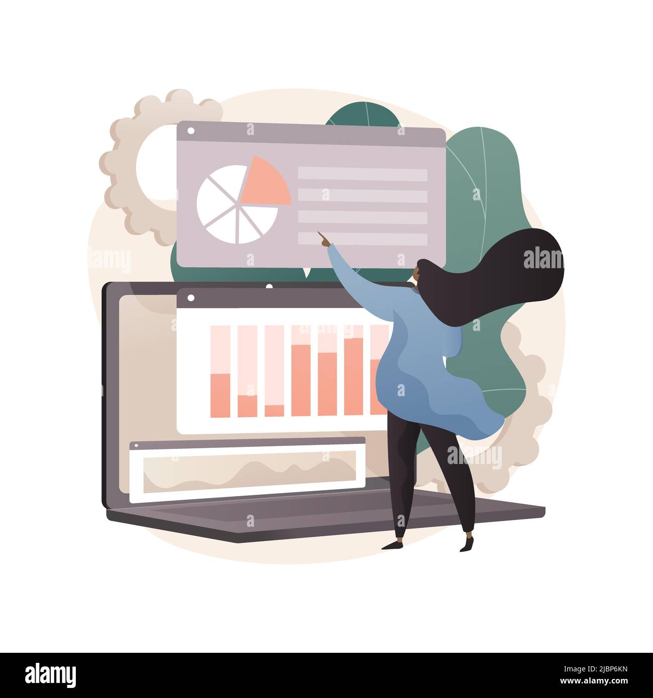 Enterprise IT management abstract concept vector illustration Stock ...
