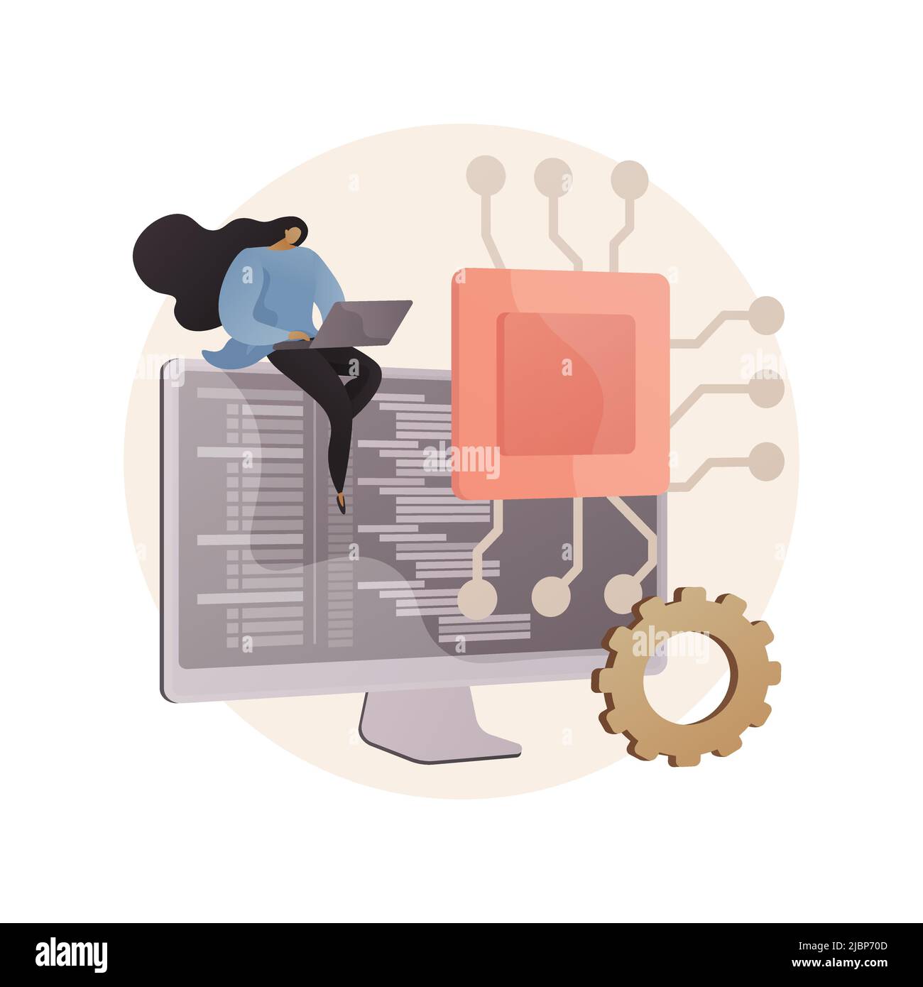 System software development abstract concept vector illustration Stock ... System software development abstract concept vector illustration Stock ...