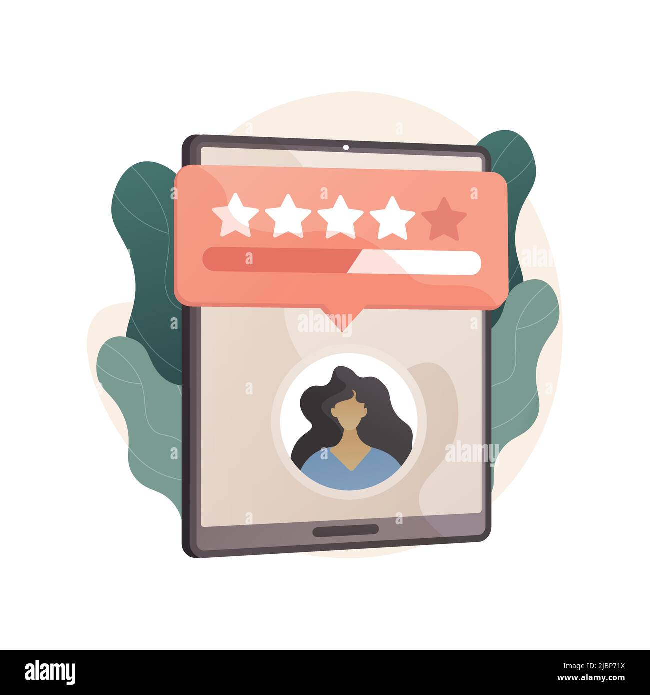Customer feedback abstract concept vector illustration Stock Vector ...