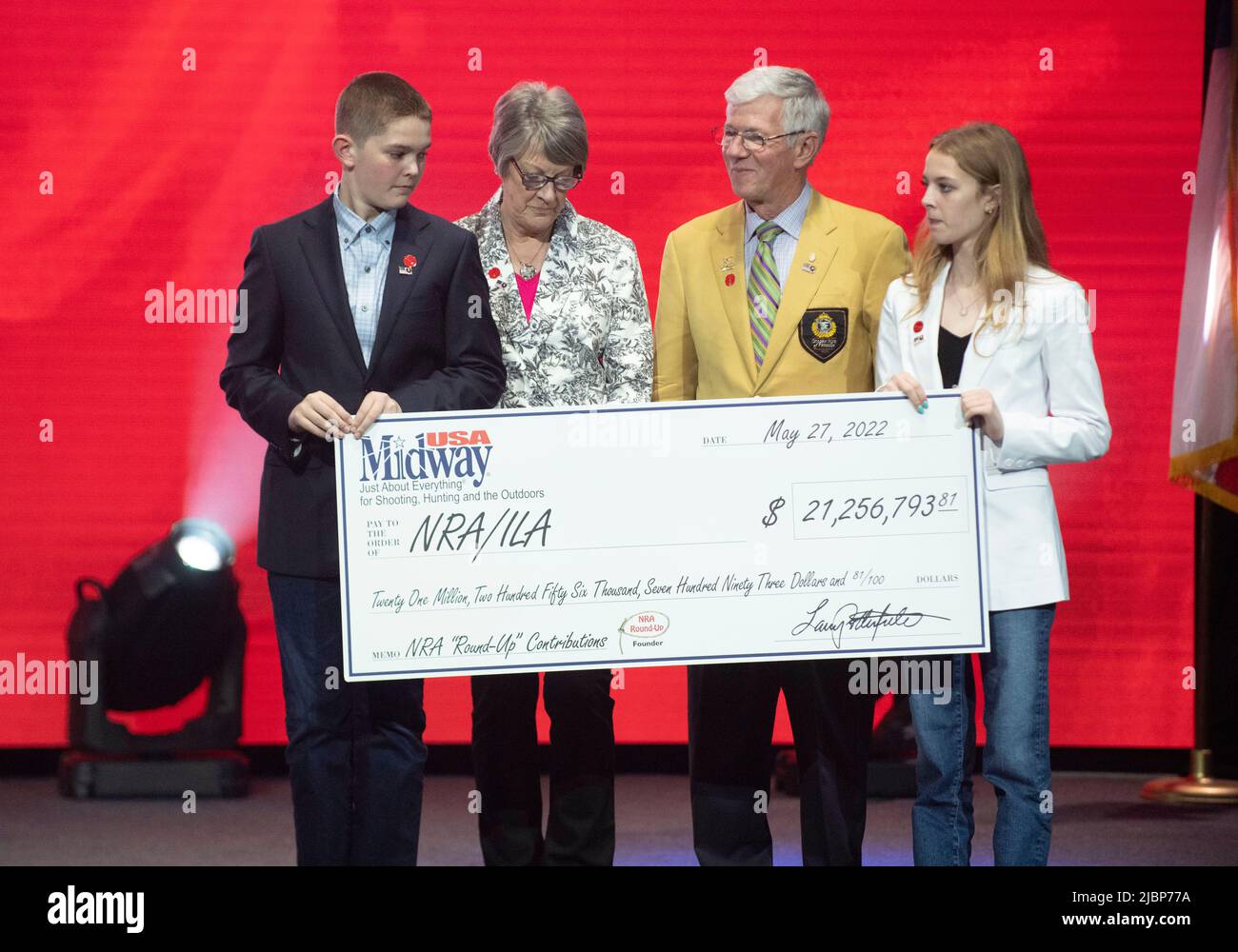 Houston Texas USA, May 27 2022: Businessman LARRY POTTERFIELD stands ...