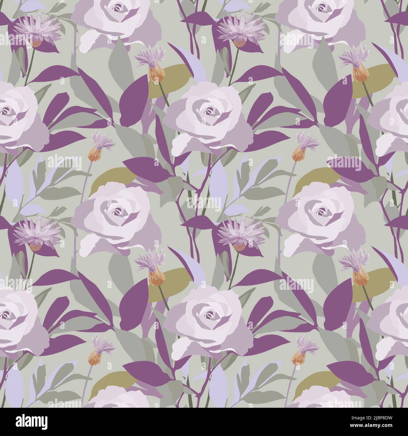 Light colored roses Stock Vector Images - Alamy