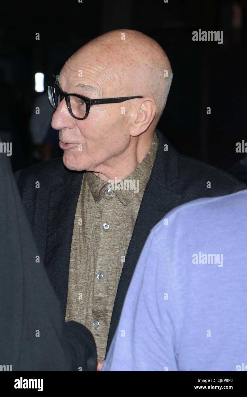 Celebrities including Sir Patrick Stewart and Marcus Mumford arriving ...