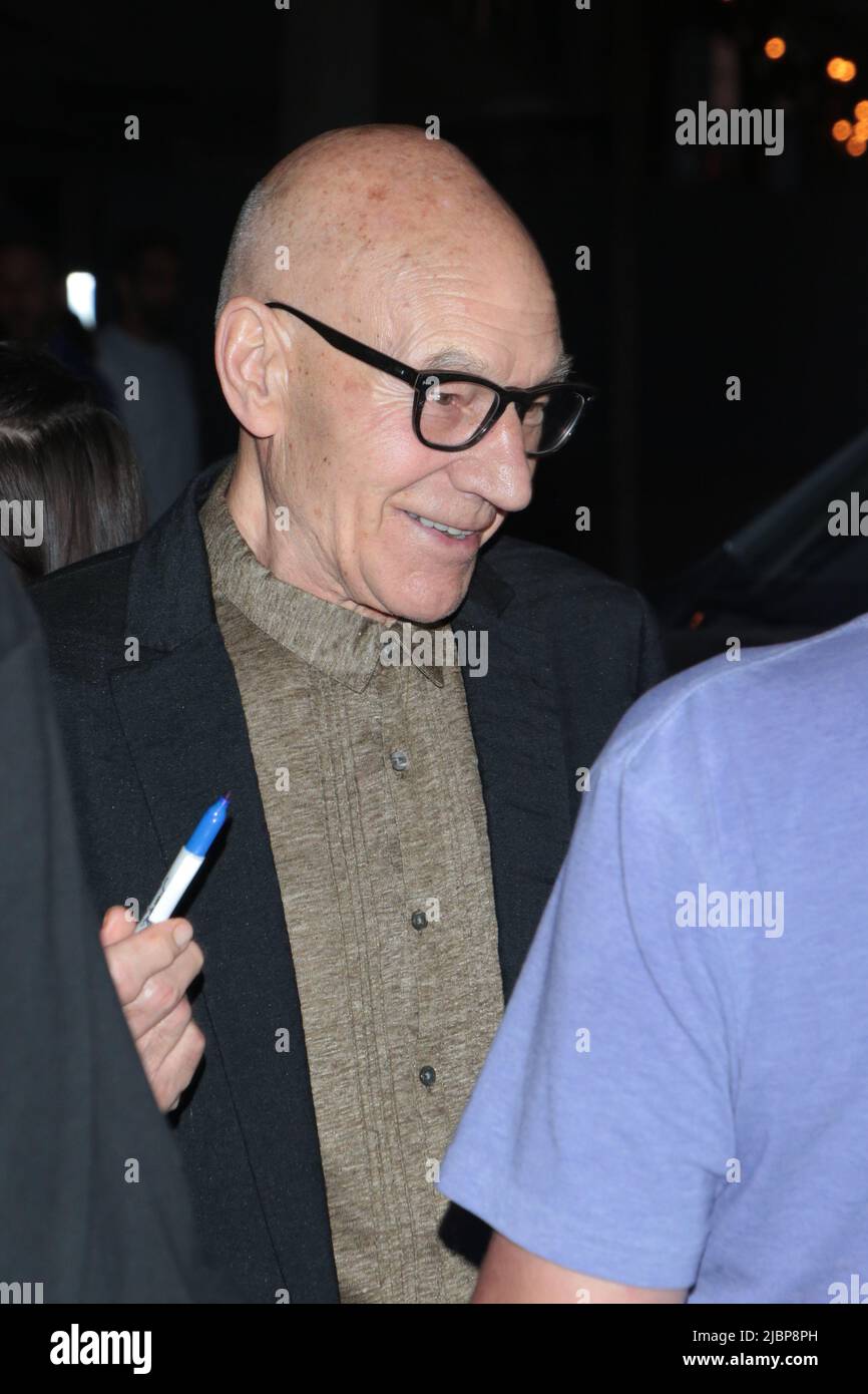 Celebrities including Sir Patrick Stewart and Marcus Mumford arriving ...