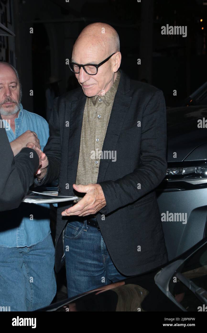 Celebrities including Sir Patrick Stewart and Marcus Mumford arriving ...