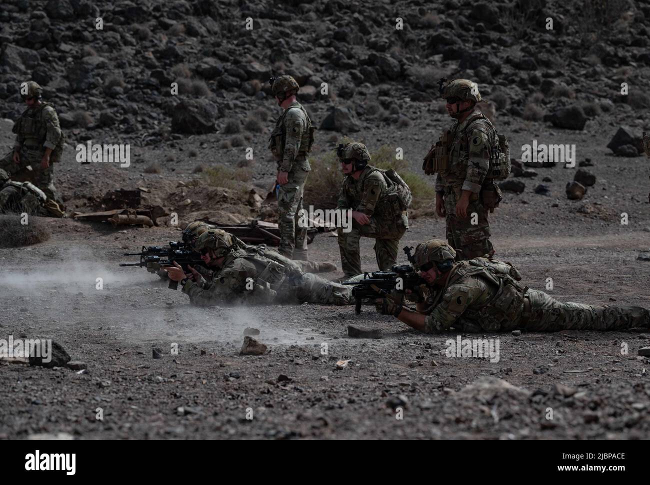 U.S. Army soldiers assigned to the East Africa Response Force (EARF ...