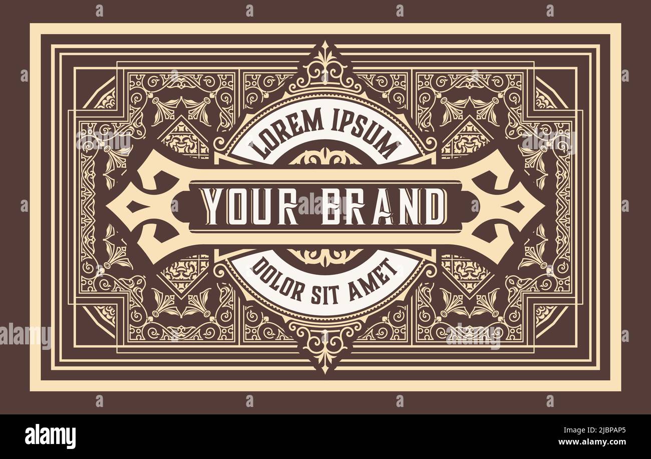 Western card with vintage style Stock Vector Image & Art - Alamy