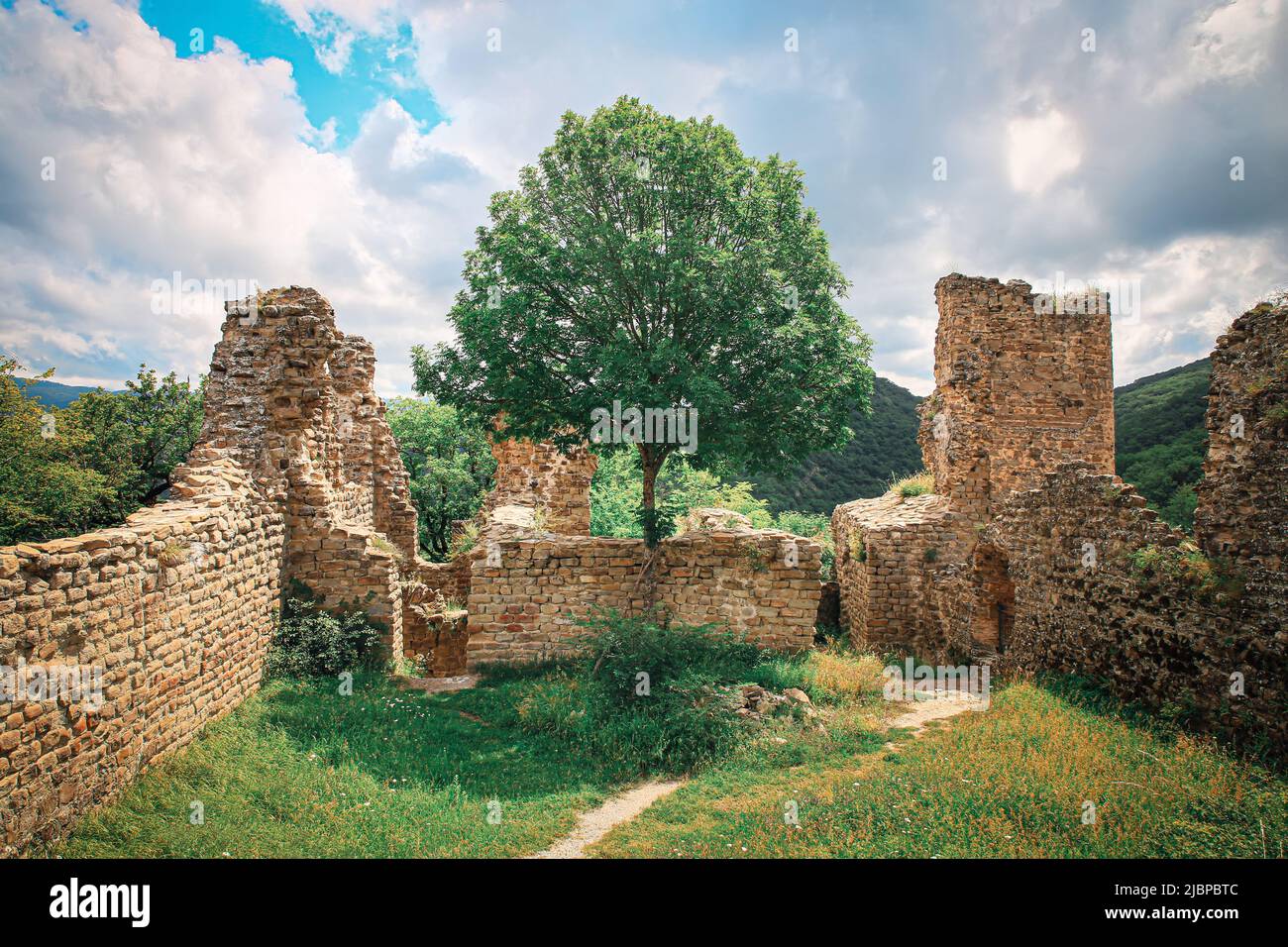 Ruins of the ancient Ujarma fortress, Georgia Stock Photo - Alamy