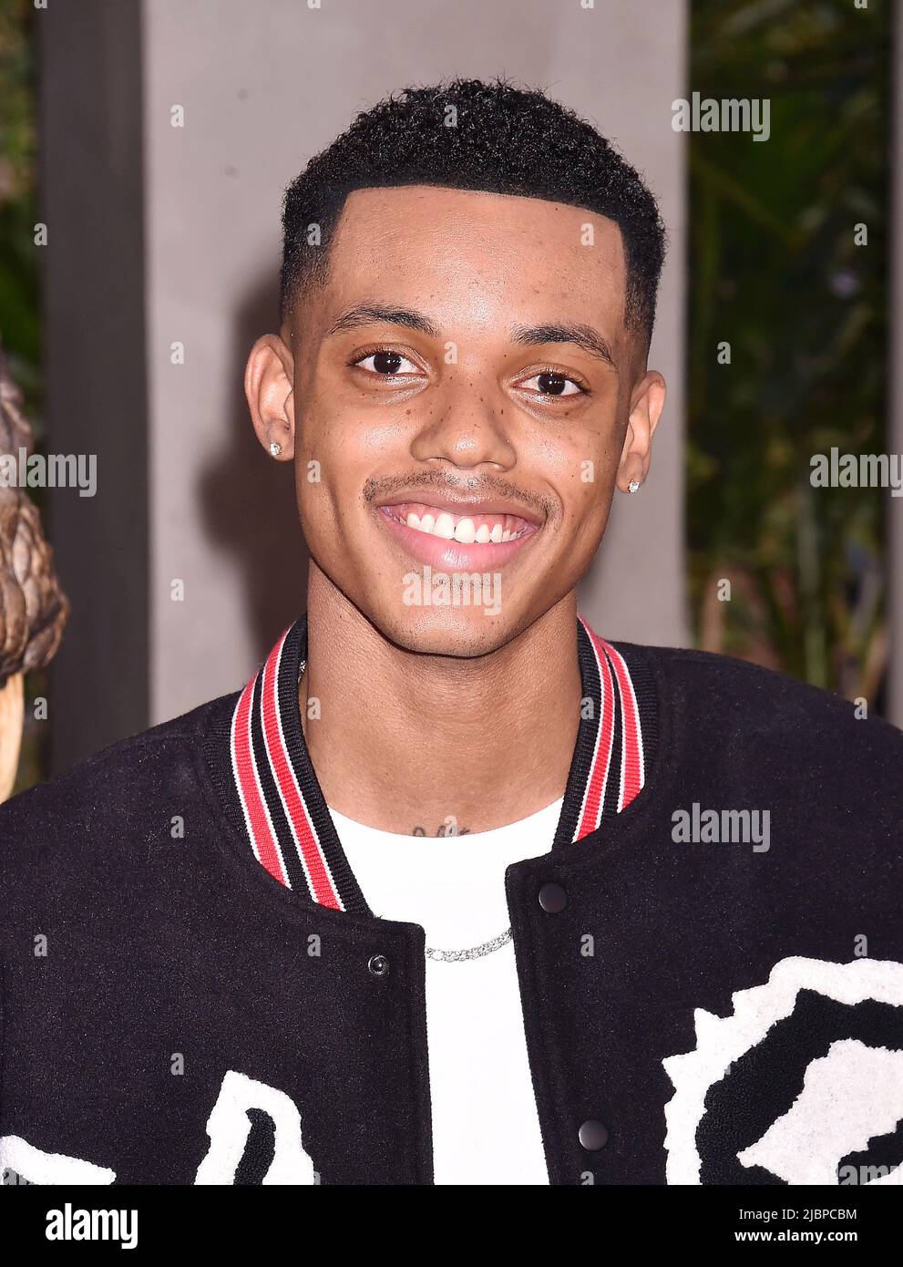 HOLLYWOOD, CA - JUNE 06: Jabari Banks attends the Los Angeles premiere ...