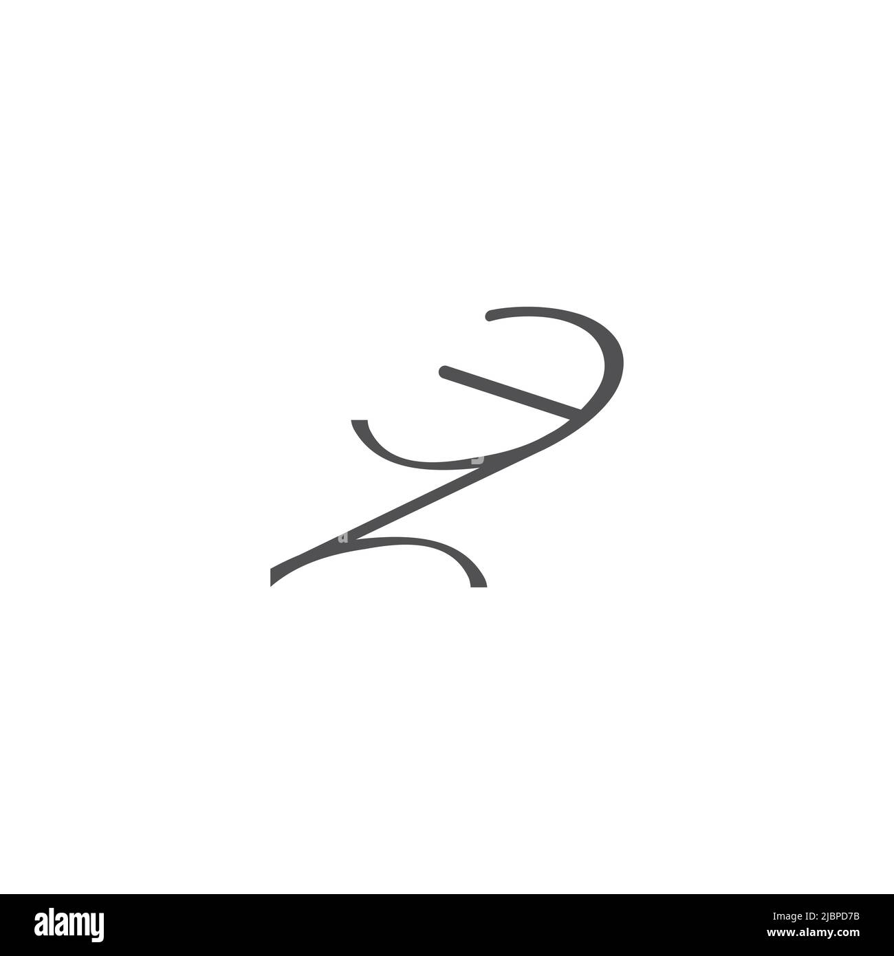 Letter zw vector vectors Black and White Stock Photos & Images - Alamy