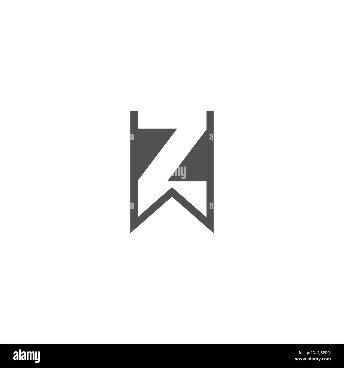 Alphabet letters Initials Monogram logo WZ, ZW, Z and W Stock Vector ...