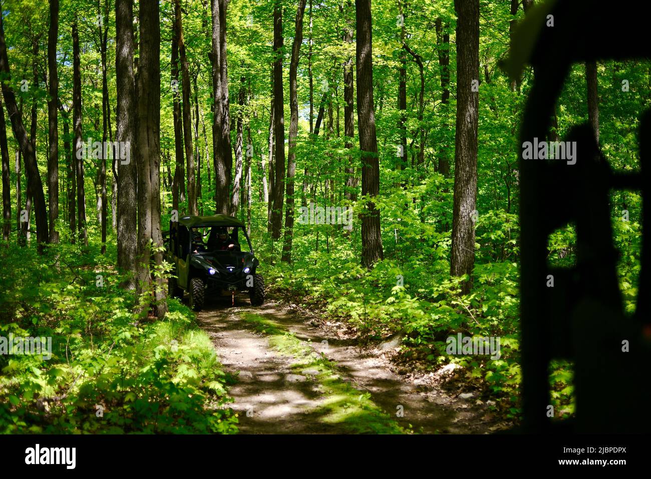 4x4 utility all terrain vehicle driven off road hi-res stock ...