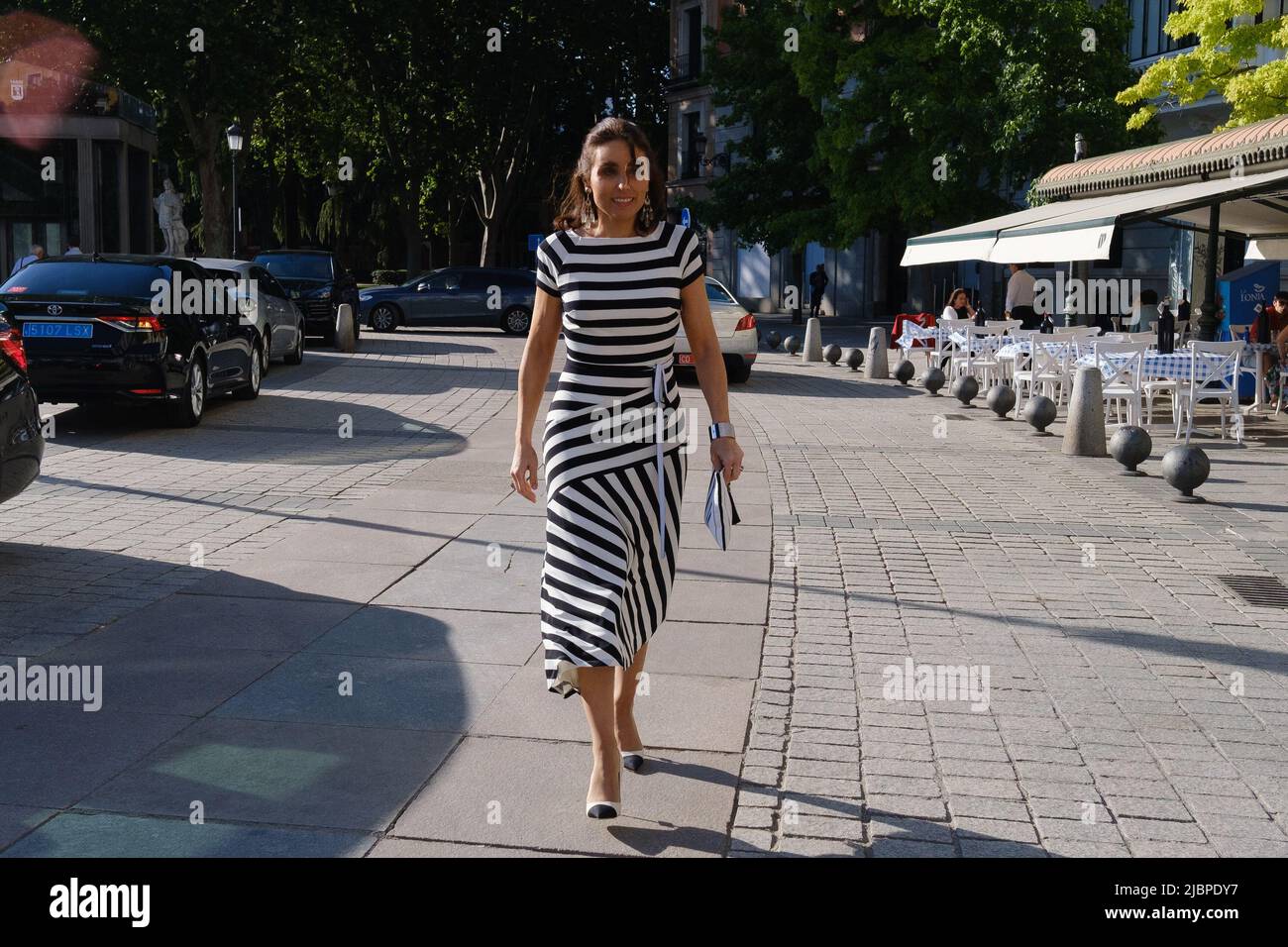 Paloma Segrelles arrives for the premiere of the opera 'Joana de Arco ...