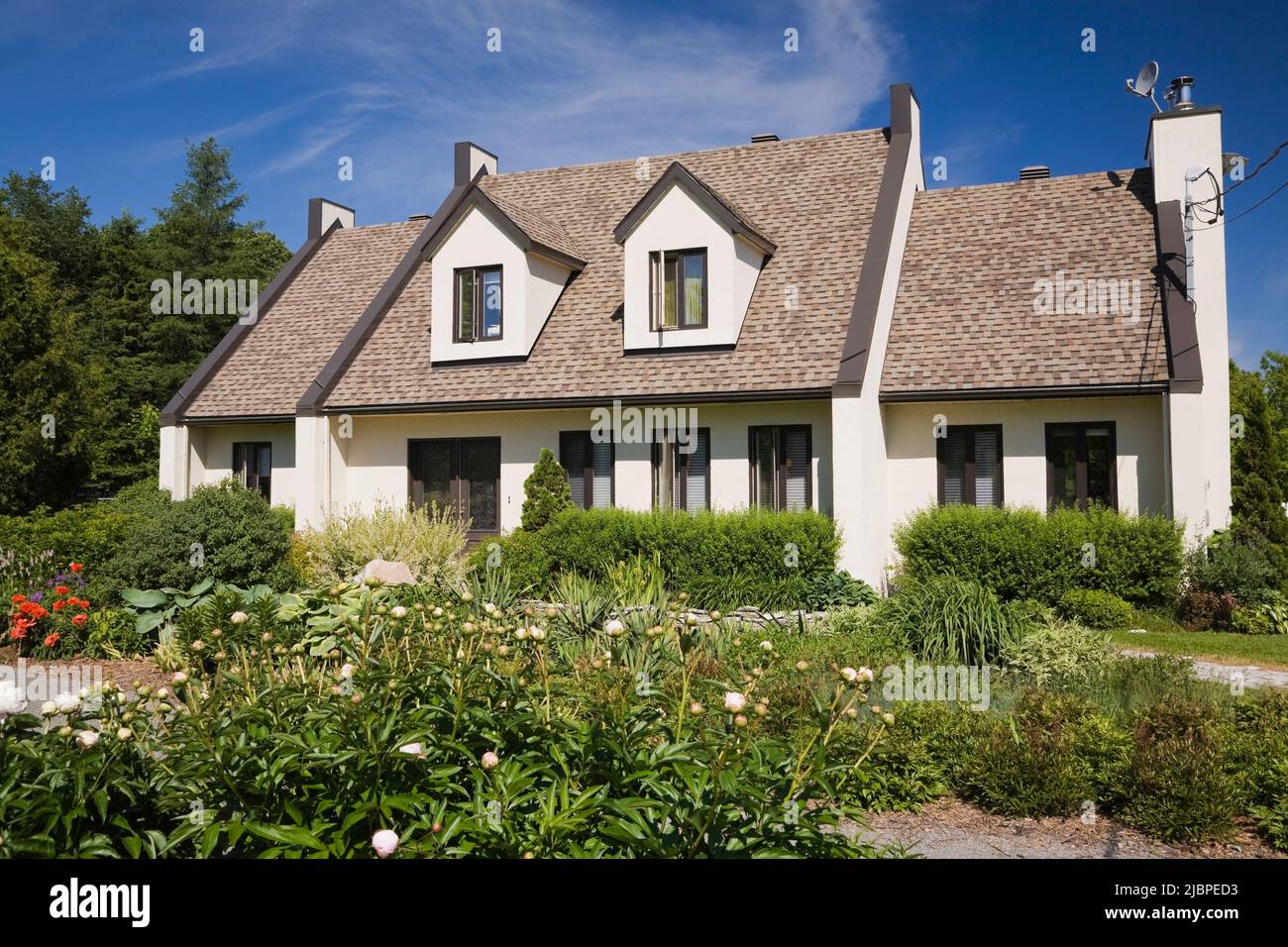 Stucco Country Cottages Modern Country Cottage