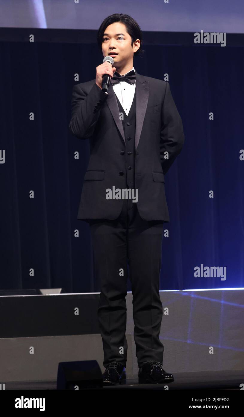 Tokyo, Japan. 7th June, 2022. Japanese actor Yudai Chiba attends the ...