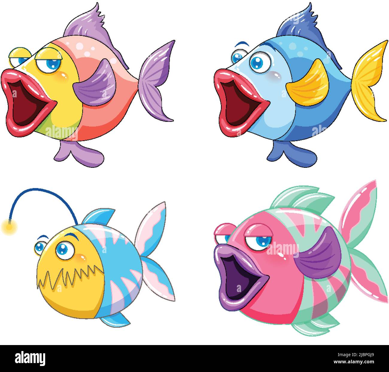 Fish with big lips Cut Out Stock Images & Pictures - Alamy
