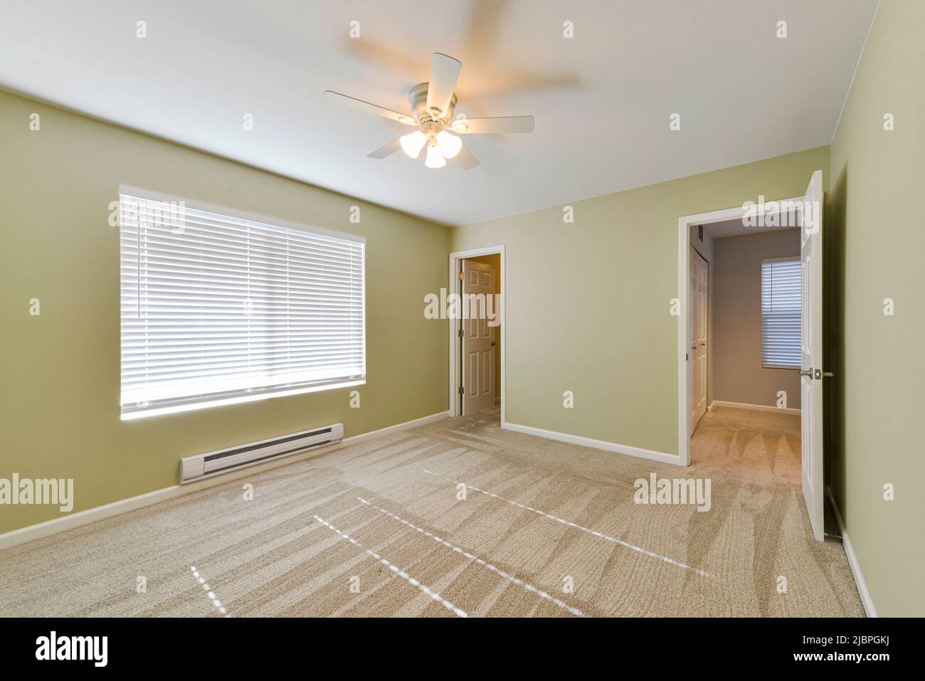 Modern residential empty bedroom interior Stock Photo - Alamy