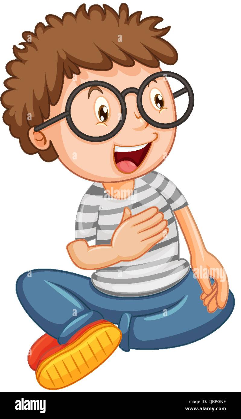 Happy bot cartoon character illustration Stock Vector Image & Art - Alamy