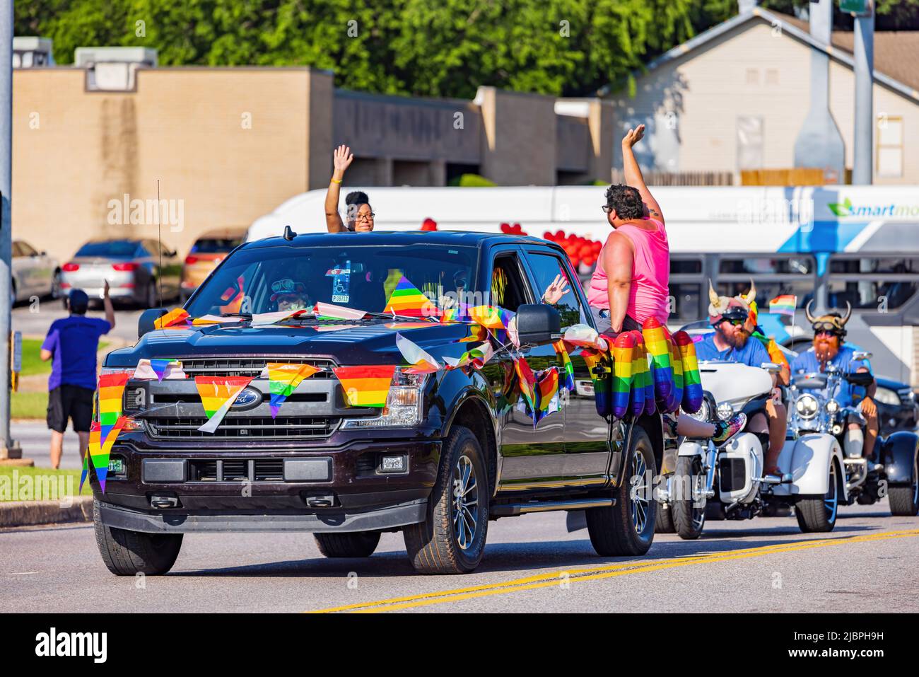 Car at pride parade hi-res stock photography and images - Alamy