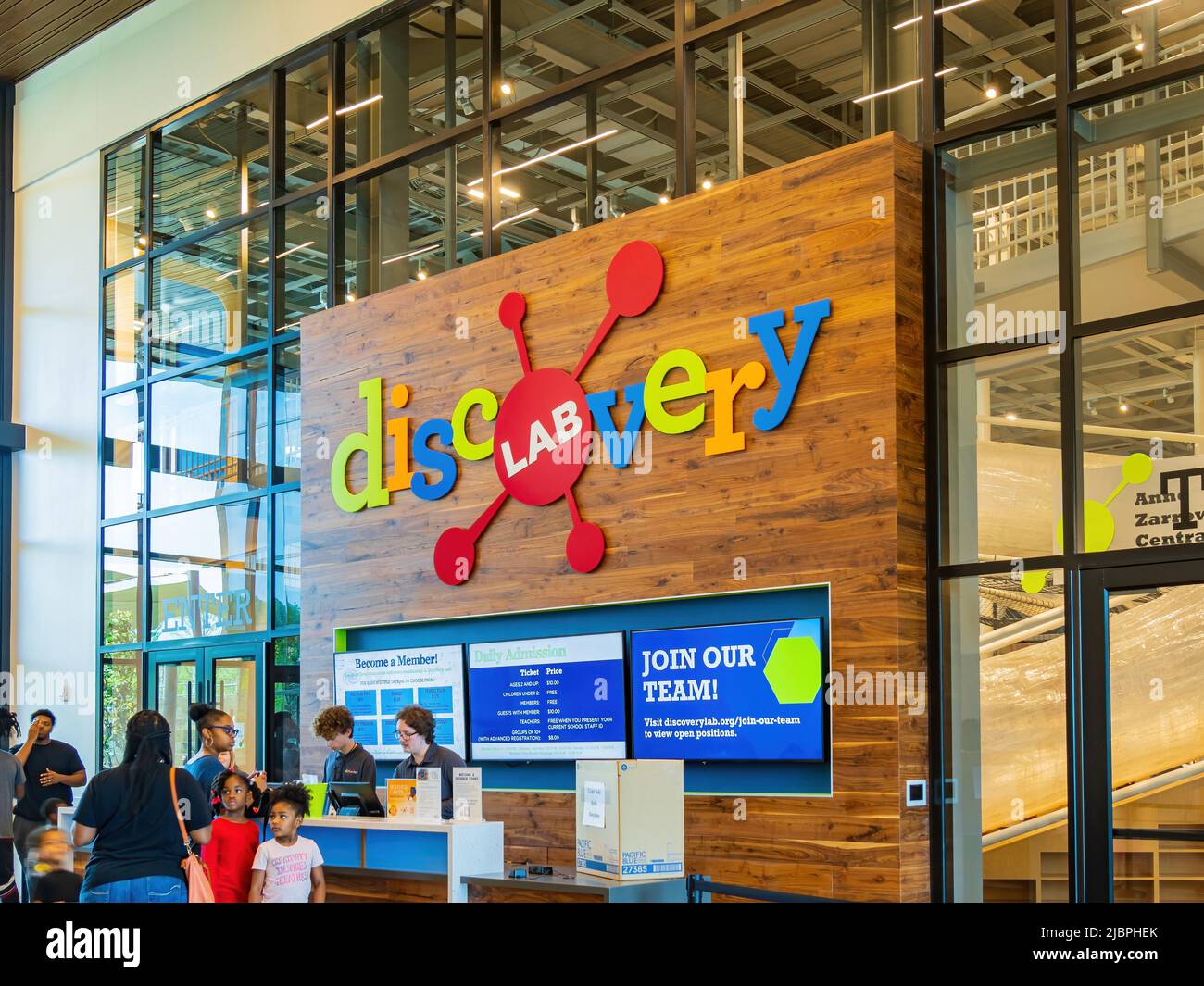 Oklahoma, MAY 28 2022 - Interior view of the Discovery Lab Stock Photo - Alamy