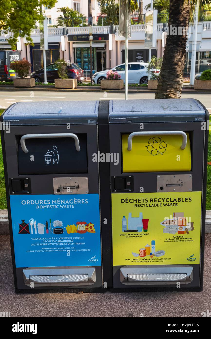 French rubbish bins france hi-res stock photography and images - Alamy