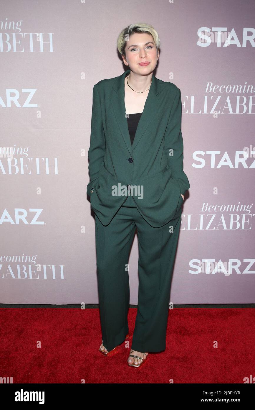 New York, NY on June 7, 2022. Anya Reiss attends the STARZ New York premiere of “Becoming ...