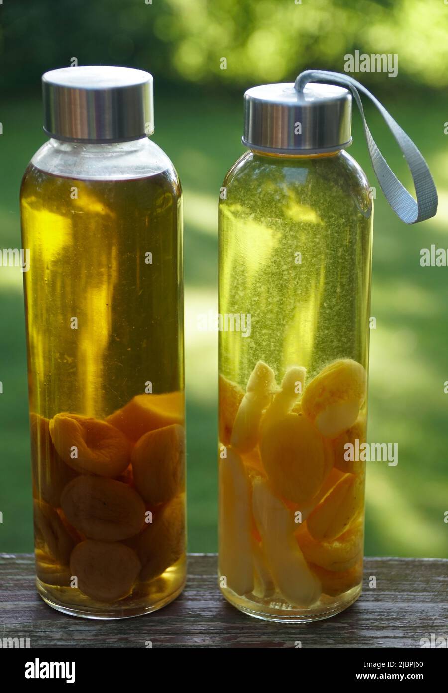 Two glass bottles homemade hi-res stock photography and images - Alamy